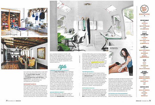 NOMADIC SHACK named BEST DESIGN by Minnesota Monthly Magazine ...